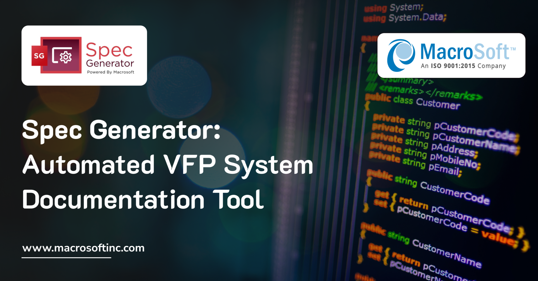Spec Generator - Migrate Visual FoxPro to .NET